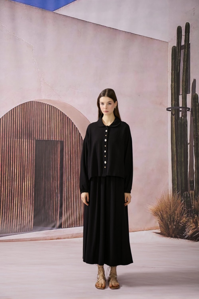 İstridye Takım-Siyah